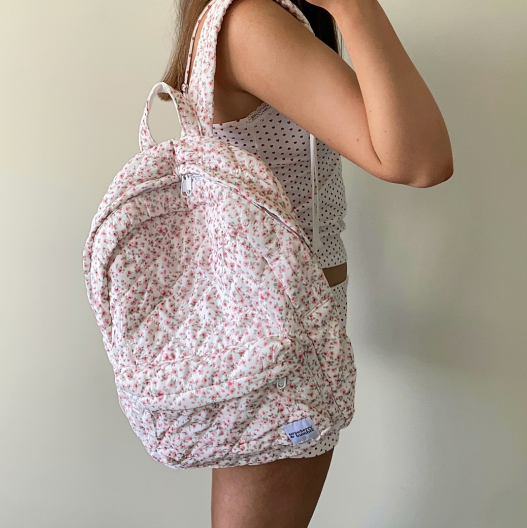 Lulu Backpack – Strawberry & Bumble